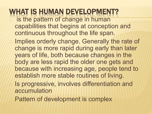 Stages of development | PPTX