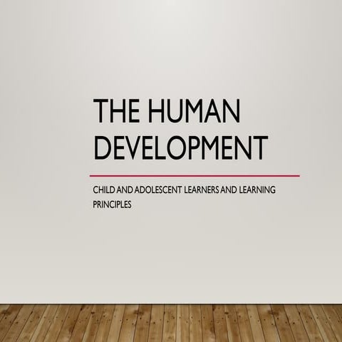 Human Development Presentation ppt EDUC 101 | PPTX