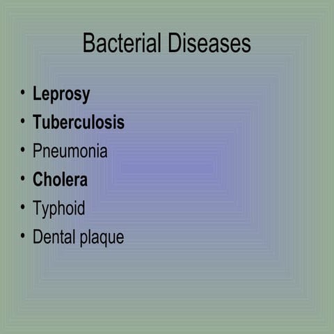 Human diseases final | PPT