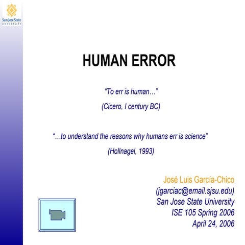 Human error | PPT