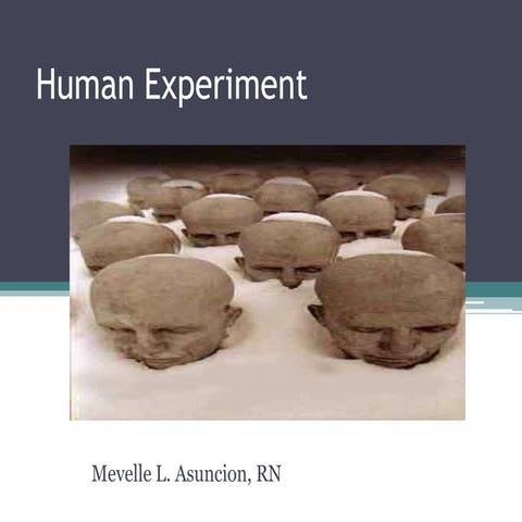 Human experiment | PPT