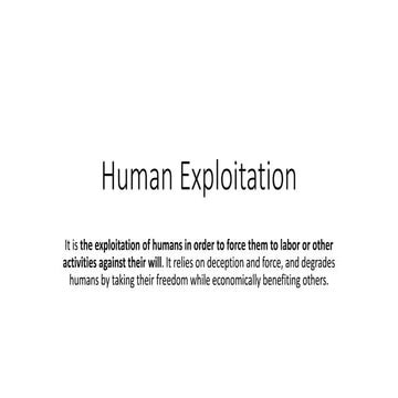 Human Exploitation.pptx
