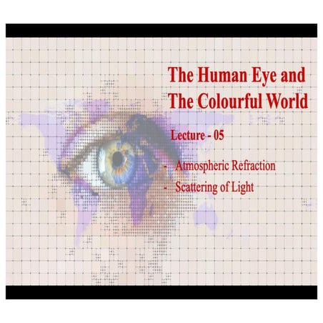 Human eye and the colourful world important questions | PPT