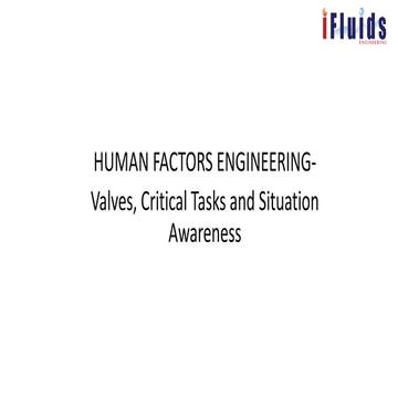 HUMAN FACTORS ENGINEERING (HFE) | PDF
