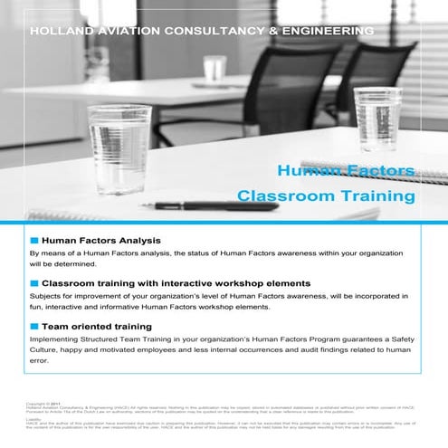 Human factors training | PPTX