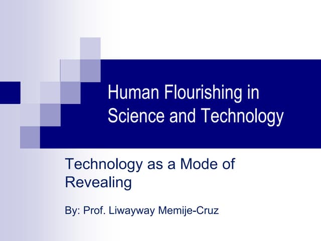 Human flourishing is the ability to live a good life. | PDF