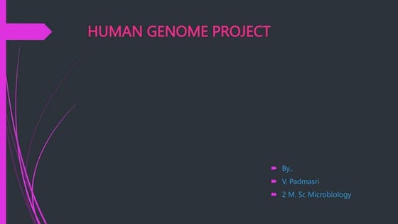 Human genome project | PPT