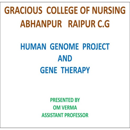 HUMAN GENOME PROJECT AND GENE THERAPY.pdf