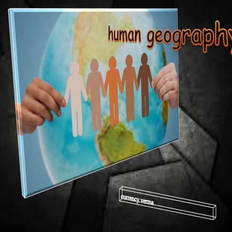 Human geography | PPTX