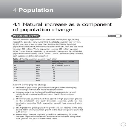 GEOGRAPHY IGCSE: POPULATION DYNAMICS | PPTX