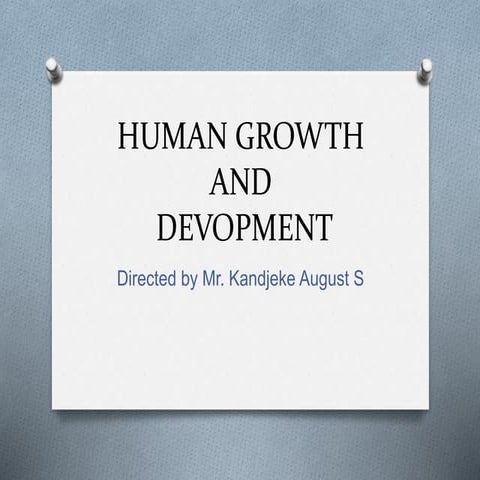 Human growth and | PPTX | Biological Sciences | Science