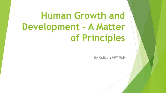 Growth and development | PPT