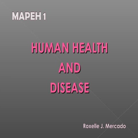 Human health and disease | PPT | Cold and Flu | Diseases and Conditions