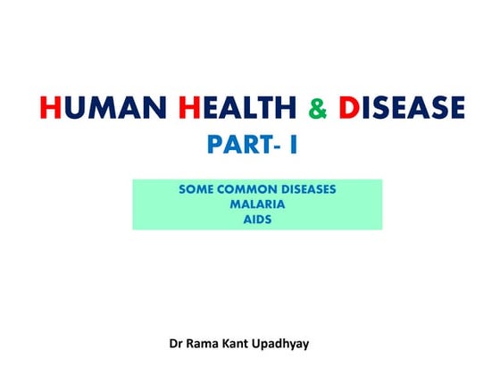 Human Health and Disease | PPTX