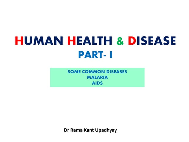Human Health and Disease | PPTX