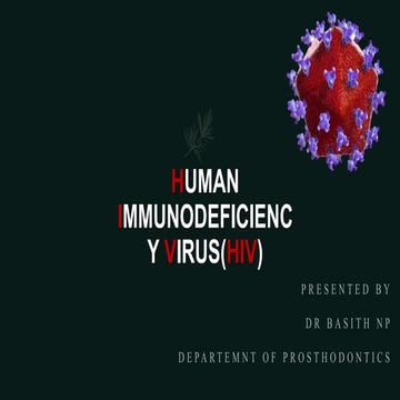 HUMAN IMMUNODEFICIENCY VIRUS(HIV).pptx