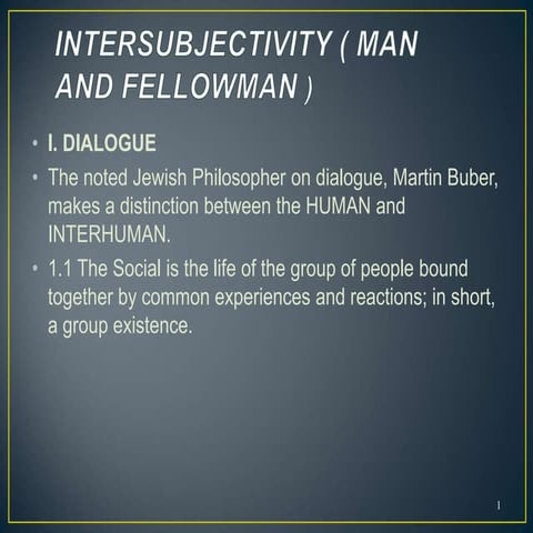 human intersubjectivity.ppt