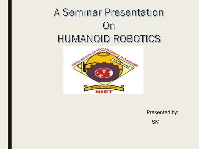 Human robot interaction | PPTX | Robotics | Technology & Computing