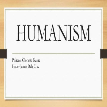 HUMANISM.pptx