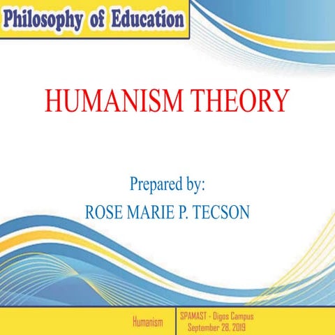 Humanism theory ppt | PPTX