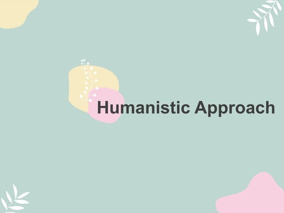 PHILOSOPHY OF HUMANISM & EDUCATION | PPT