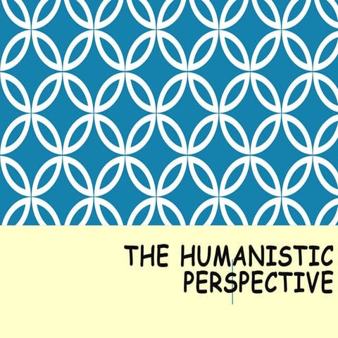 Humanistic Perspective.ppt
