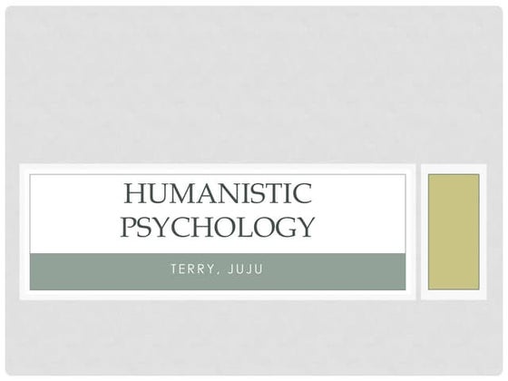 The humanistic approach | PPT | Educational Assessment | Education