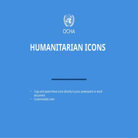 Humanitarian Icons POWER POINT pour tous les travailleurs dans l ...