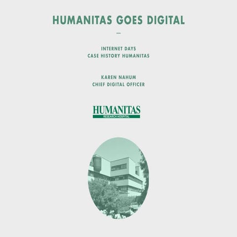 Humanitas Speech at Internet Days, Milan Oct 3rd 2013 | PDF
