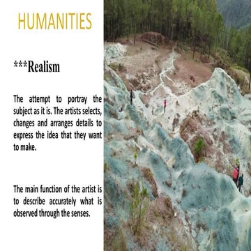 Humanities Methods of Presenting the Art Subject | PPT