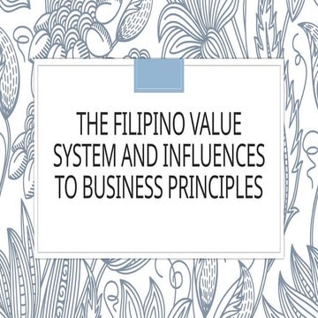 BESR Lesson 5 - Filipino Values System.pptx