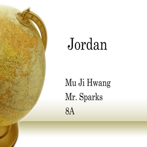 Humanities Presentation About Jordan 2 | PPT