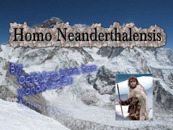 Neanderthal extinction powerpoint | PPT