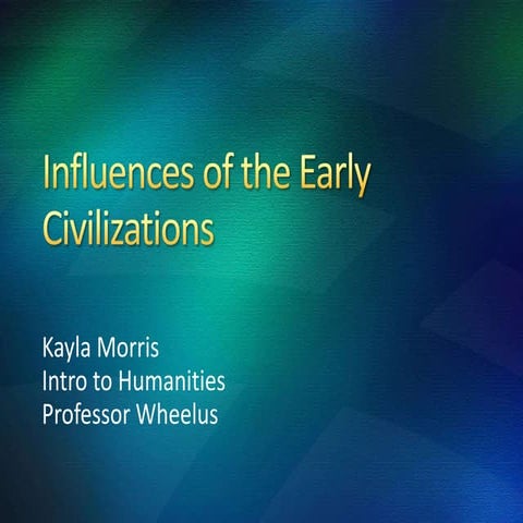 Humanities project | PPT