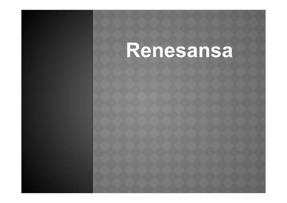 Humanizam i renesansa | PPT