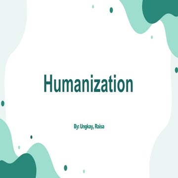 Humanization | PPTX