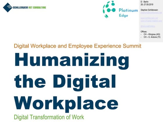 Infografik Digital Workplace | PPT