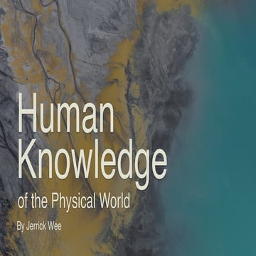 Human knowledge: How do we know the things we know? | PDF