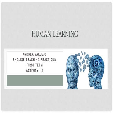 Human learning | PPTX | Science