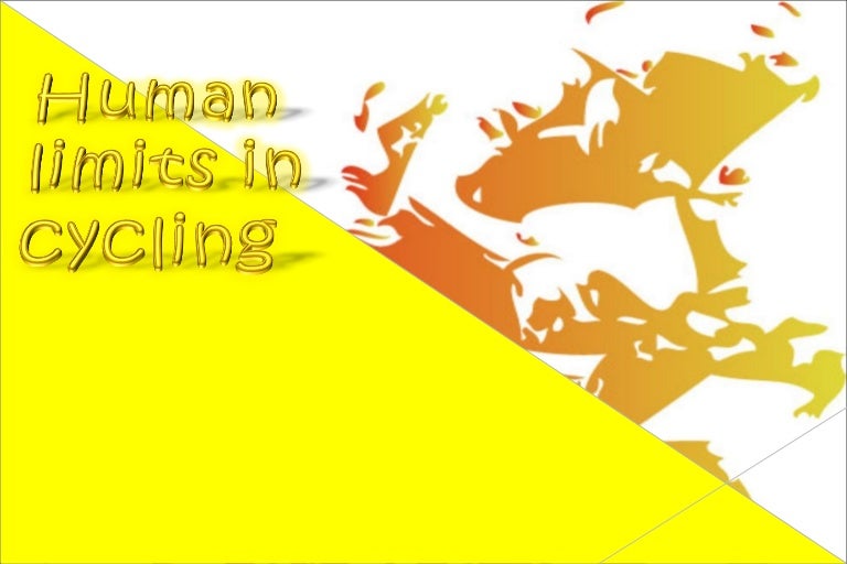 Human limits in cycling