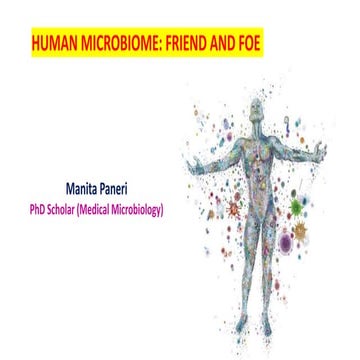 Human microbiome: Friend and Foe | PPTX