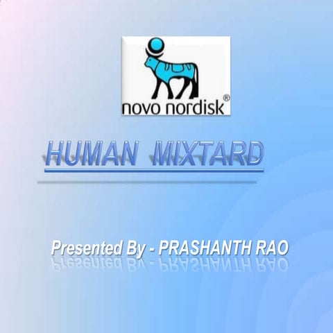 Presentation on Human mixtard | PPTX
