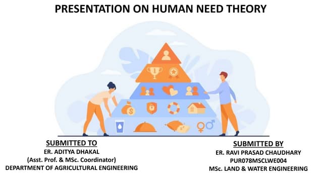 Maslow's hierarchy of needs | PPT