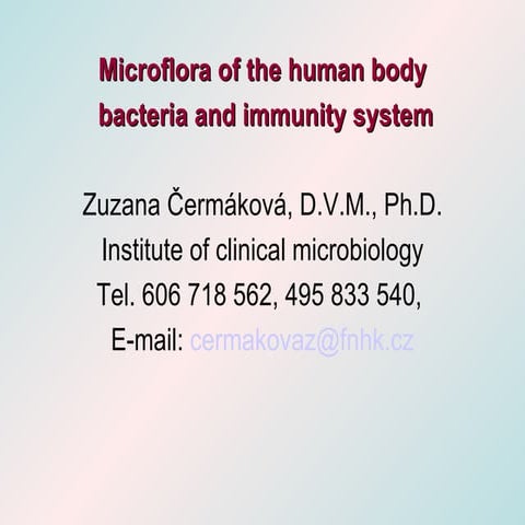 Human normal flora | PPT