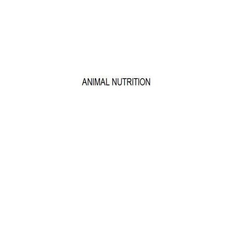Human nutrition | PPT