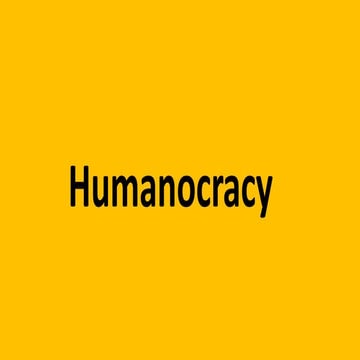 Humanocracy | PDF