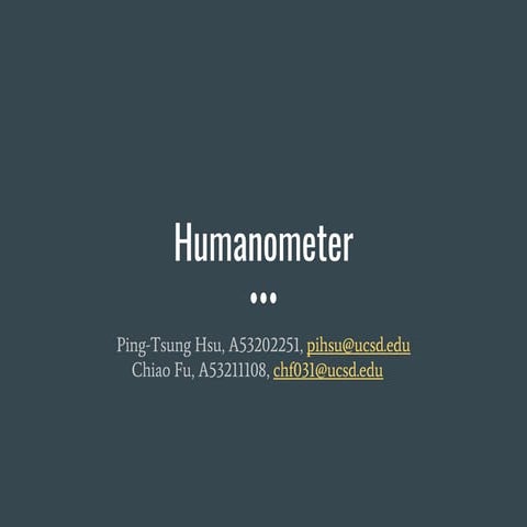 Humanometer | PPT