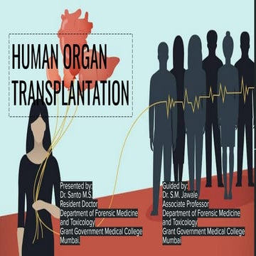Human Organ transplantation History, Medico-legal aspect and Recent ...