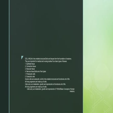 human_organ_upload.pptx cell, tissue, anatomy, histology, nursing ...