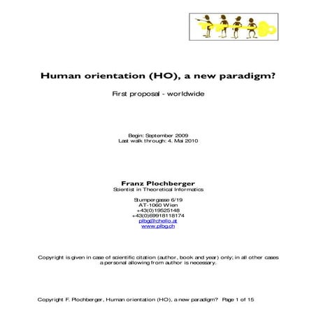 Human orientation (HO), a new paradigm | PDF